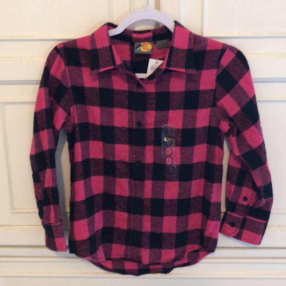 Bass Pro Shops | Shirts & Tops | Bass Pro Shops Pink Black Buffalo ...